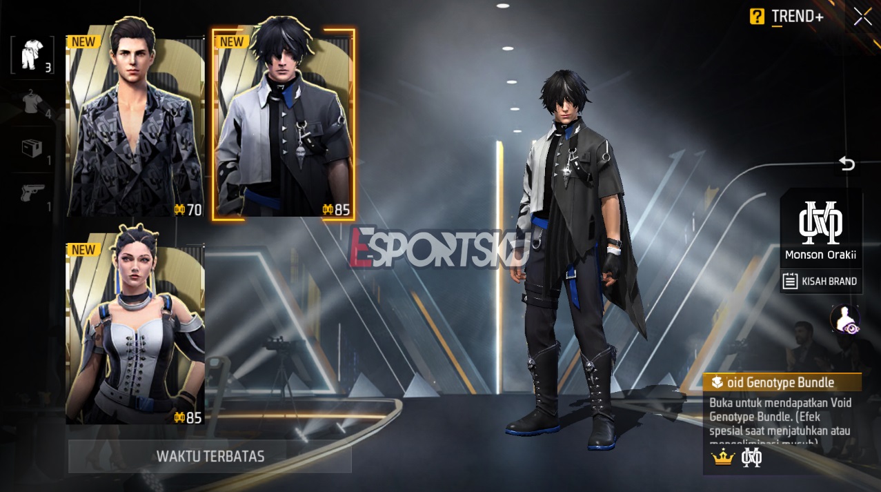 Harga Bundle Void Genotype Mythic Free Fire (FF) – Esportsku