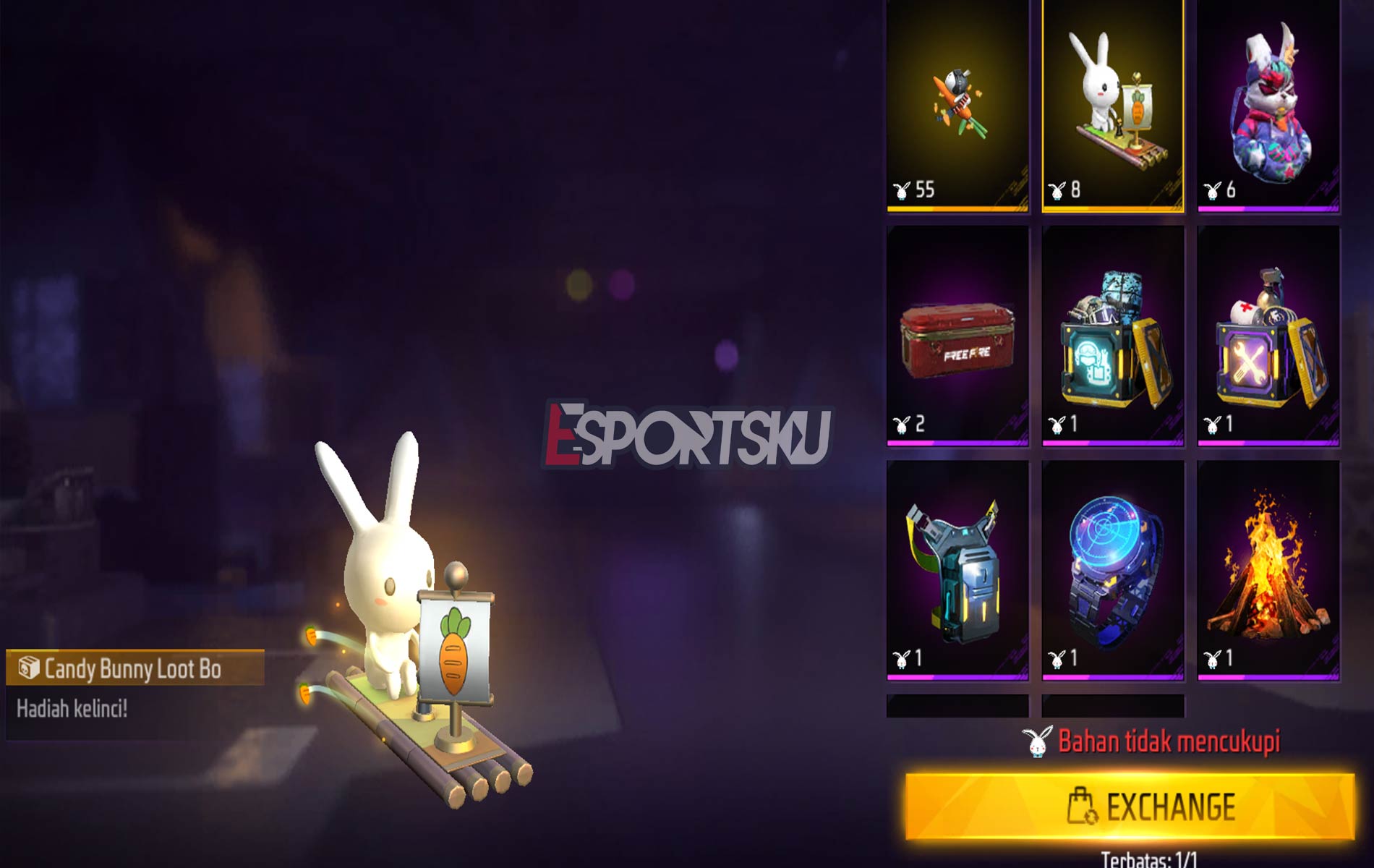 Cara Dapatkan Candy Rabbit Loot Box Free Fire (FF) – Esportsku