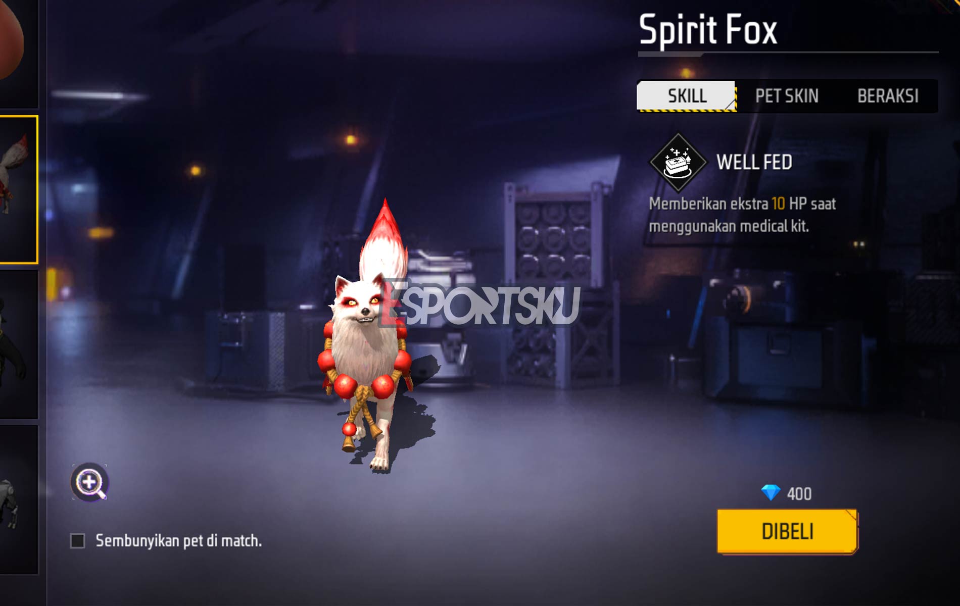 Cara Dapatkan Pet Spirit Fox Free Fire (FF) – Esportsku