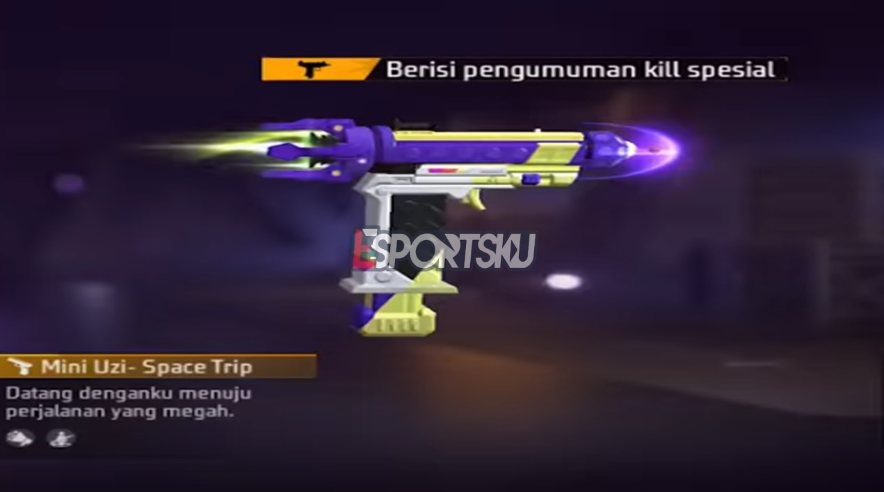 Cara Dapatkan Skin Mini Uzi Space Trip Free Fire (FF) – Esportsku