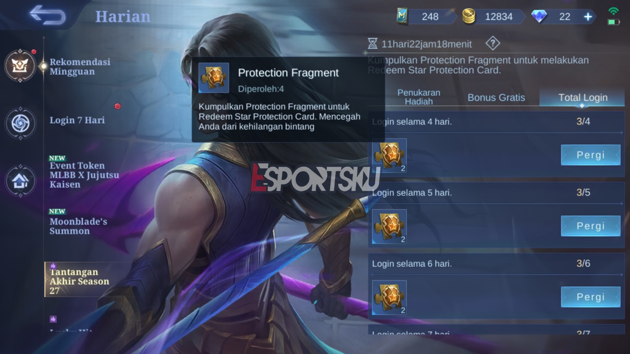 Cara Dapatkan Token Protection Fragment Mobile Legends (ML) – Esportsku