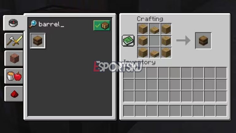 Cara Membuat Barrel Minecraft, Gampang! – Esportsku