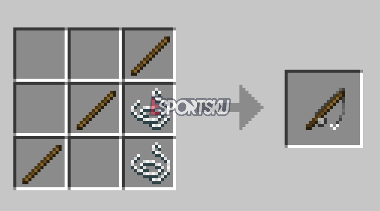 Cara Membuat Fishing Rod di Minecraft, Mudah! – Esportsku