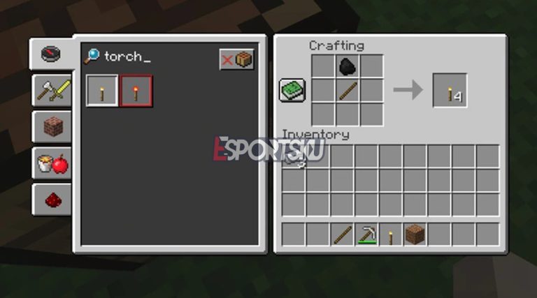Cara Membuat Torch di Minecraft – Esportsku