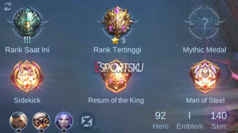 Cara Mengganti Medal Profil Mobile Legends (ML) – Esportsku