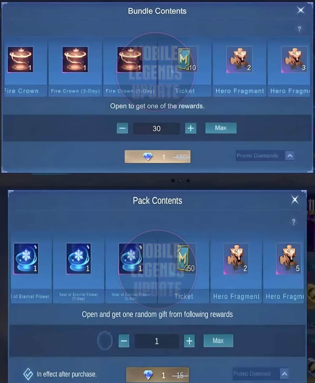 Recall Effect Fire Crown & Seal of Eternal Flower Release Date Mobile ...