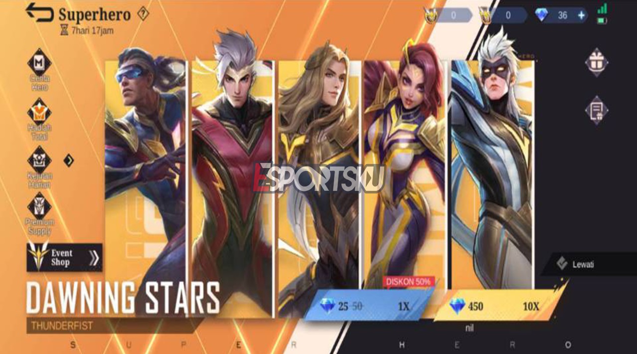Event Dawning Stars Mobile Legends (ML) 2023 – Esportsku