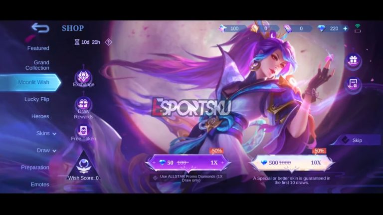 Drop Rate Gacha Moonlit Wish Mobile Legends (ML) – Esportsku