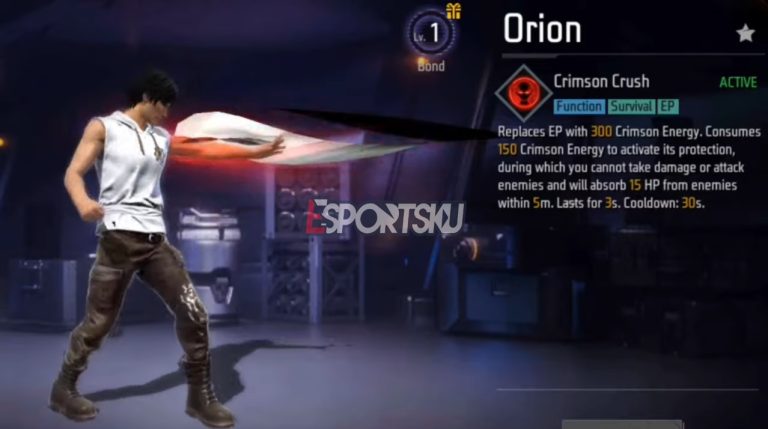 5 Tips Menggunakan Karakter Orion Free Fire (FF) – Esportsku