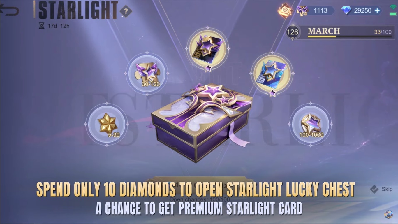 Cara Dapat Starlight Modal 10 Diamond Mobile Legends (ML) – Esportsku