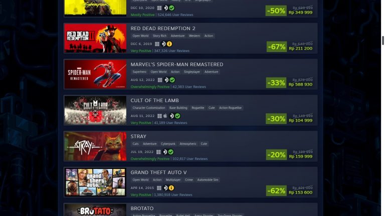 Steam Spring Sale 2023, Hadirkan Diskon Game Besar! – Esportsku
