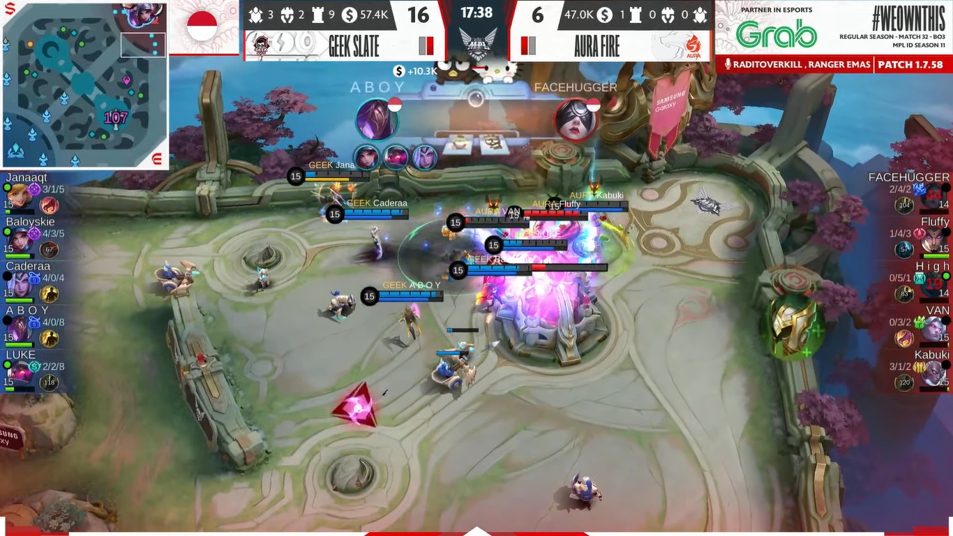 Geek Slate Kalahkan Aura Fire Lanjutkan Winstreak Leg 2 MPL S11 Mobile ...