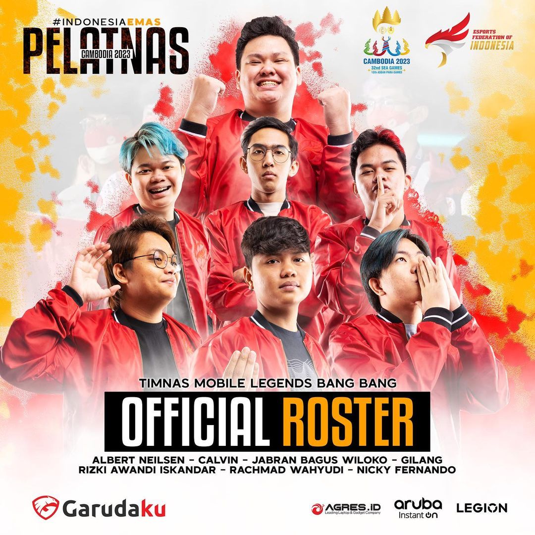 Full Roster Timnas Mobile Legends Indonesia Sea Games 2023 – Esportsku