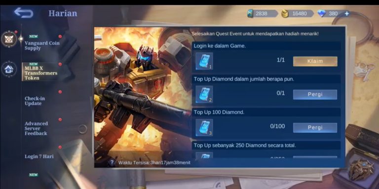 Tanggal Rilis Event Token Transformers Mobile Legends (ML) 2023 – Esportsku