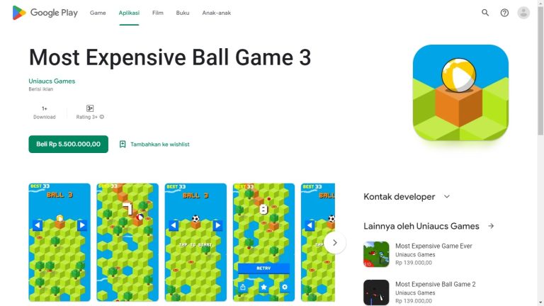 5 Game Paling Mahal Di Android, Pembeli Gamer Sultan! – Esportsku