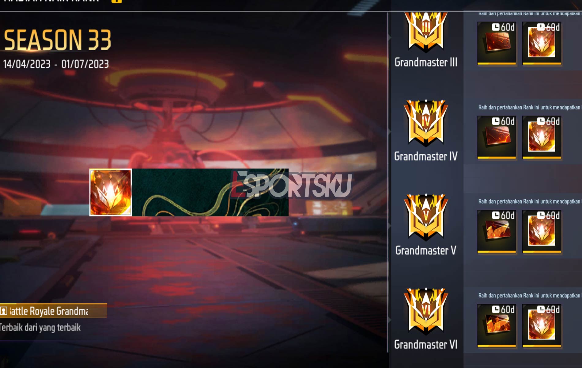 Berapa Lama Durasi Banner Rank Free Fire (FF)? – Esportsku