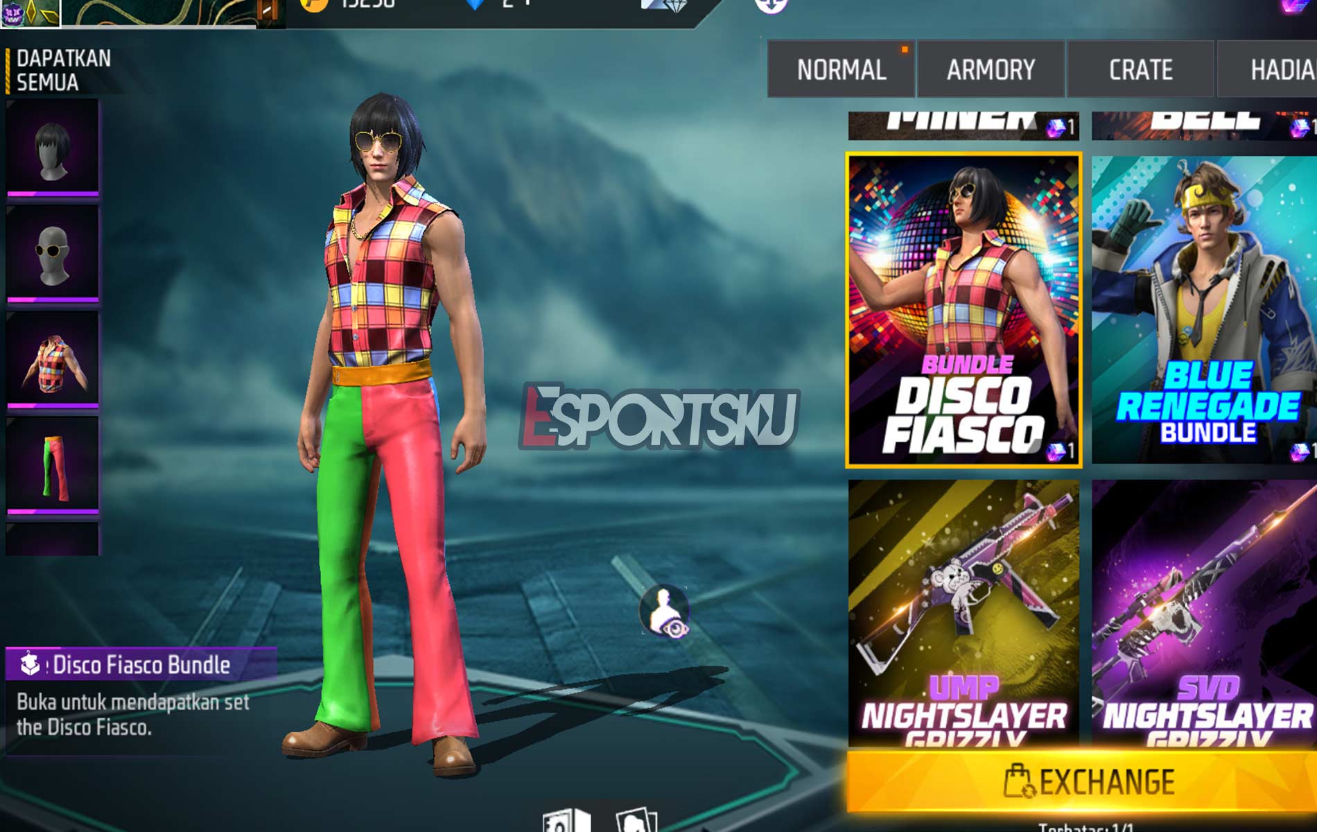 Cara Dapatkan Bundle Disco Fiasco Free Fire (FF) – Esportsku
