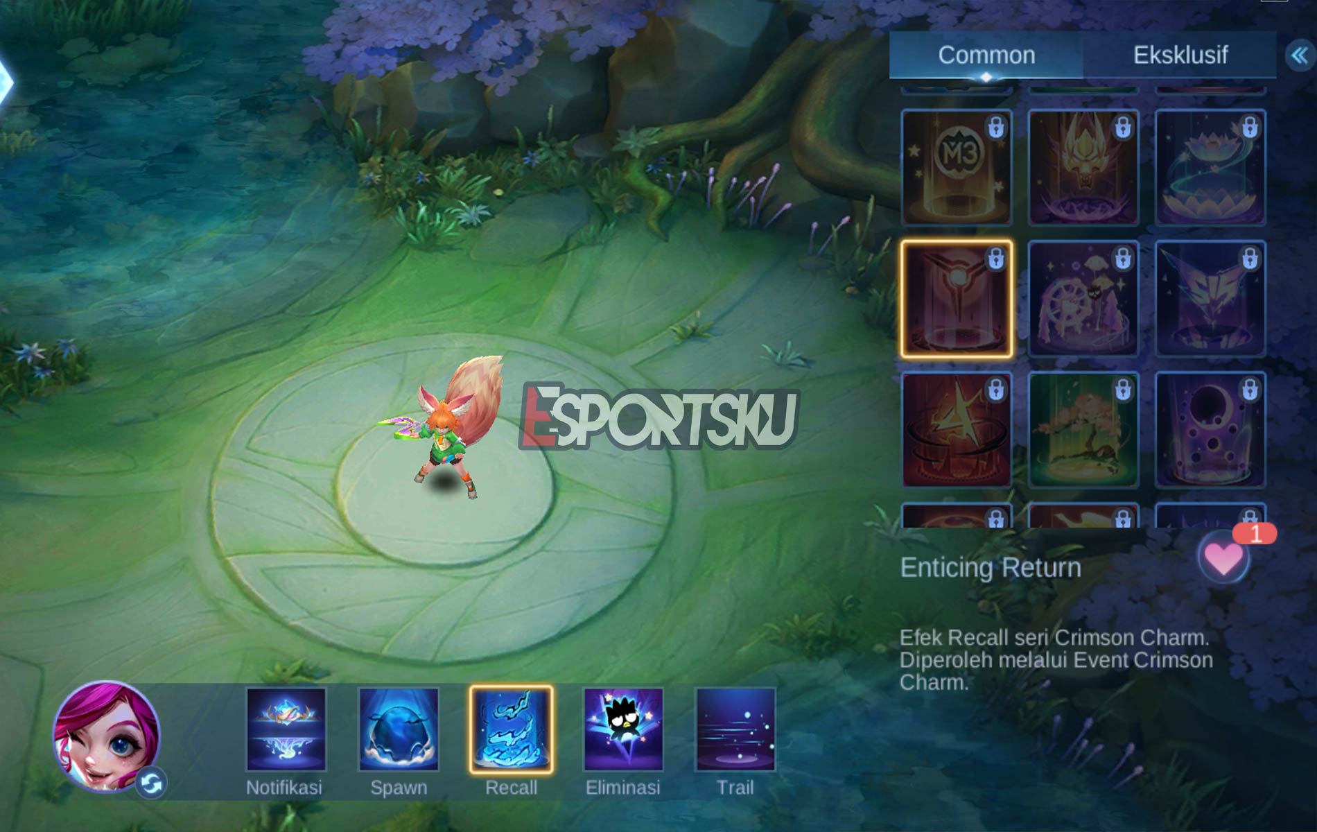 Cara Dapatkan Efek Recall Enticing Return Mobile Legends (ML) – Esportsku