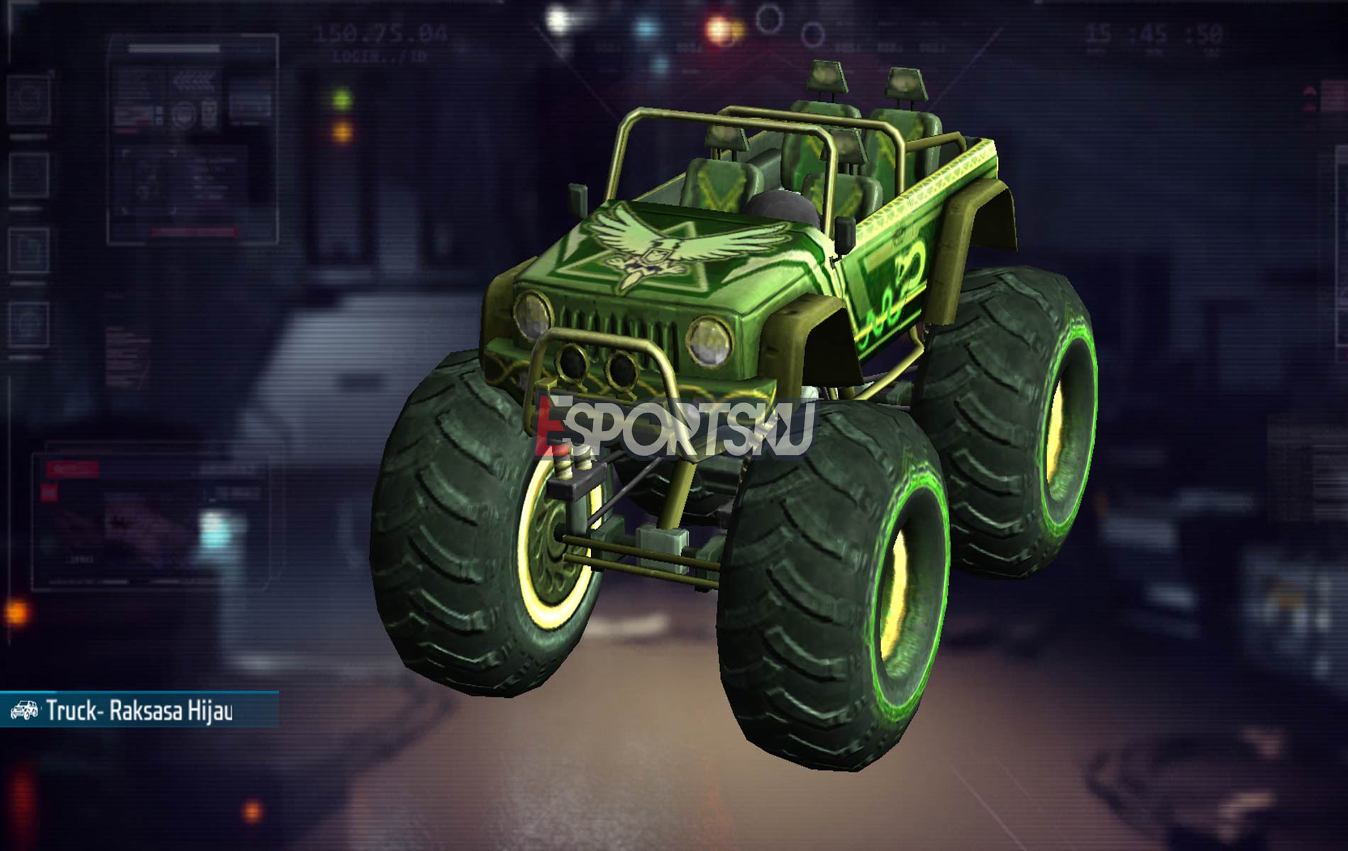 Cara Dapatkan Skin Monster Truck Raksasa Hijau Free Fire (FF) – Esportsku