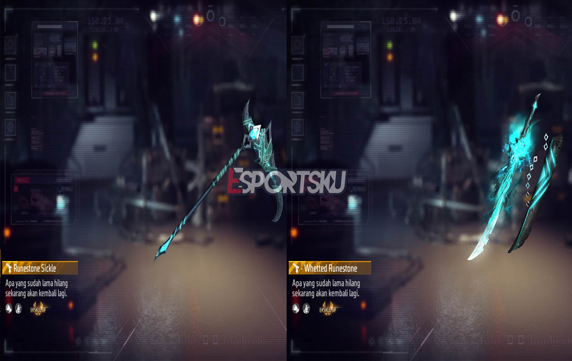 Cara Dapatkan Skin Scythe dan Katana Runestone Free Fire (FF) – Esportsku