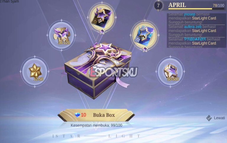 Event Starlight Lucky Chest Mobile Legends (ML), Untung Atau Rugi ...