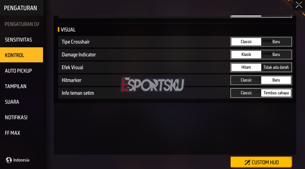 How to Turn Off Blood Visual Effects Free Fire (FF) - Esports