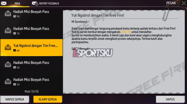Ini Cara Ngobrol Sama GM Free Fire (FF), Apakah Bisa? – Esportsku