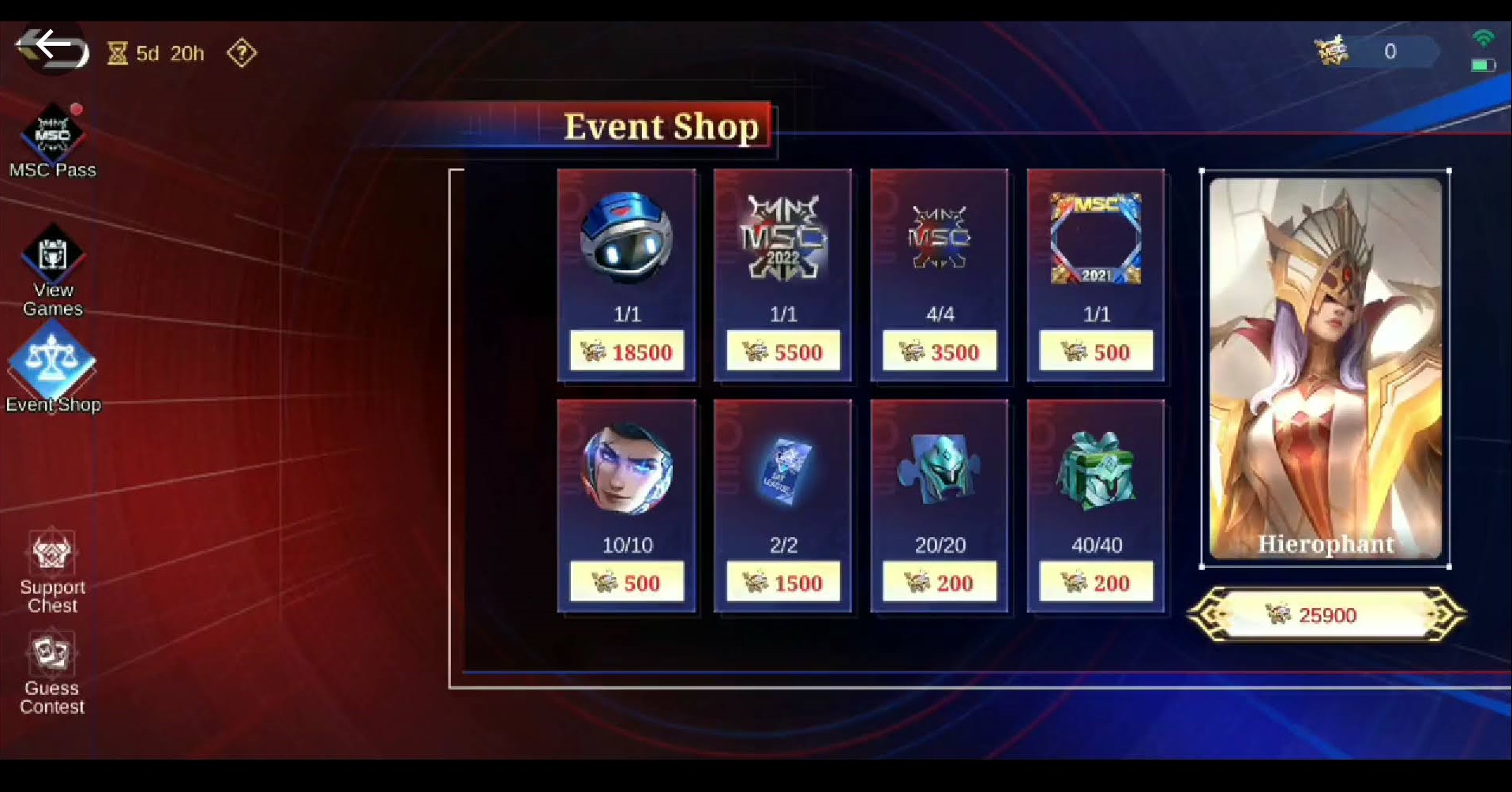 MSC 2023 Coin Function Mobile Legends (ML), Can You Exchange Skins? - Esports