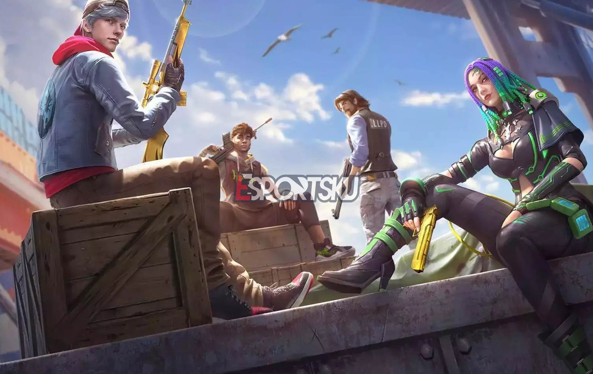 Logo Mahkota di Mode Free Fire (FF), Ternyata Ini! – Esportsku