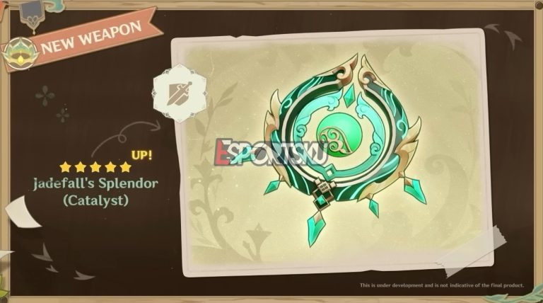 Senjata Jadefalls Splendor Genshin Impact: Penjelasan dan Karakter yang ...