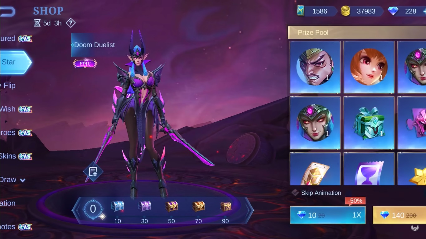 SHINING STAR Event Can You Get Epic Skins Mobile Legends (ML)? - Esports