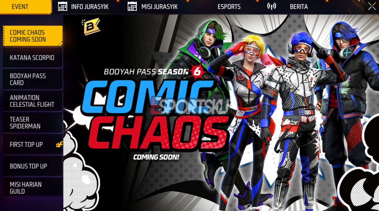 Urutan Booyah Pass Free Fire (FF) Season 1 sampai Sekarang! – Esportsku