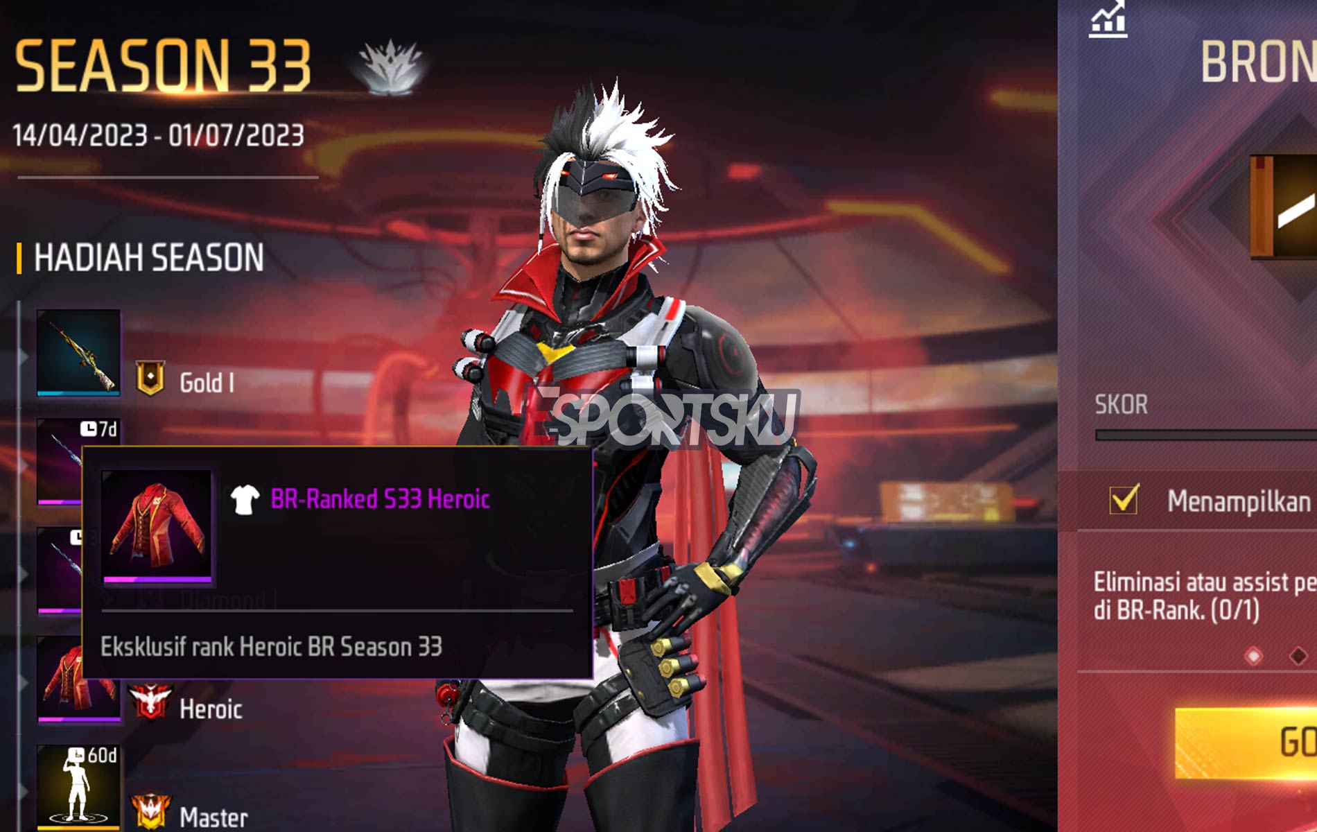 5 Cara Dapatkan Baju Season 33 Free Fire (FF) – Esportsku