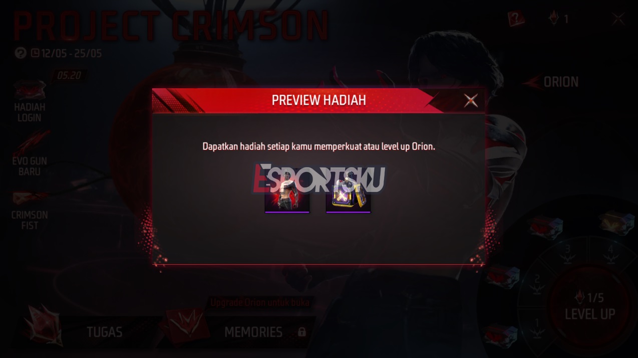 Cara Dapatkan Bundle Orion Gratis Free Fire (FF) – Esportsku