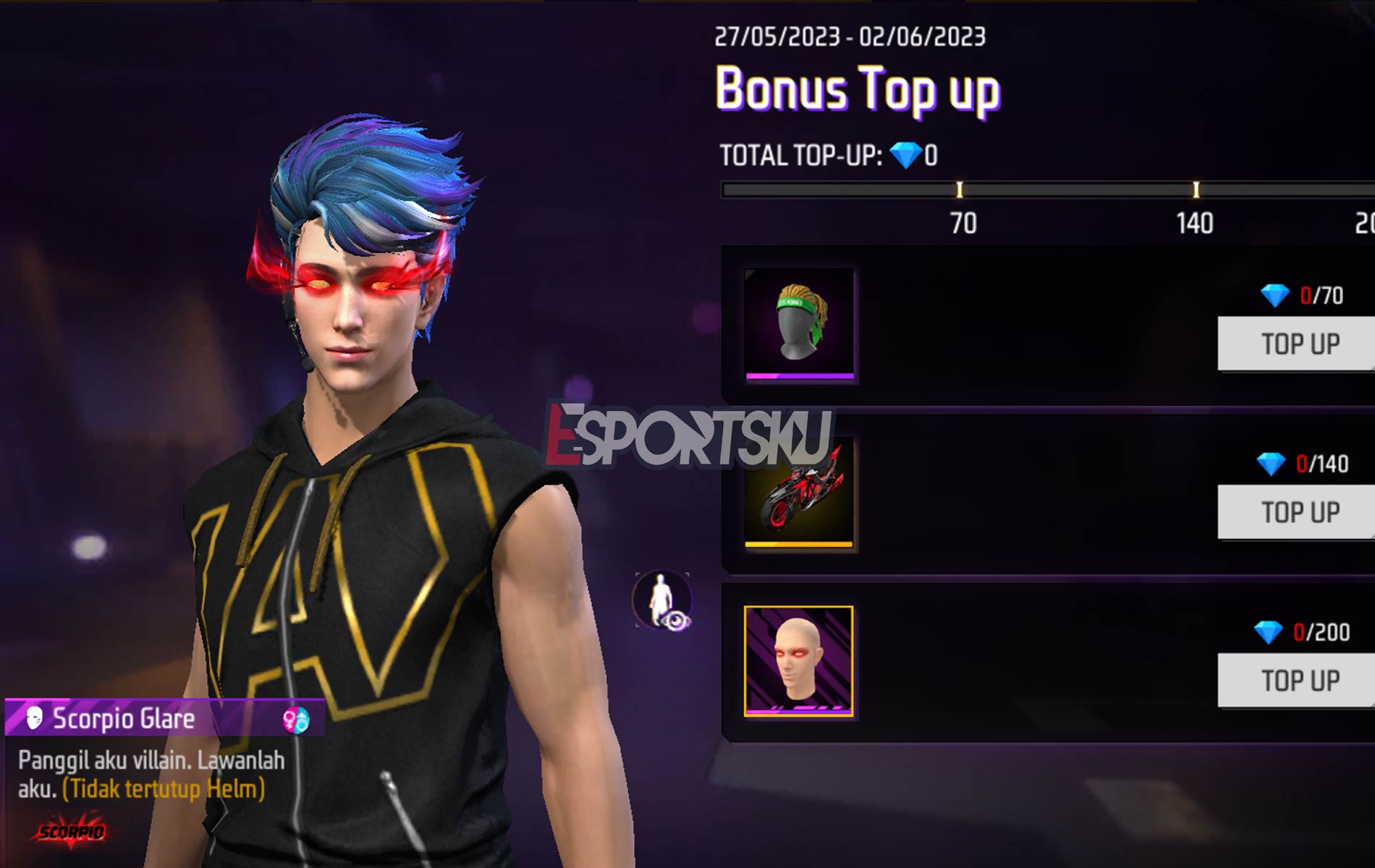 5 Cara Dapatkan Facepaint Scorpio Glare Free Fire (FF) – Esportsku