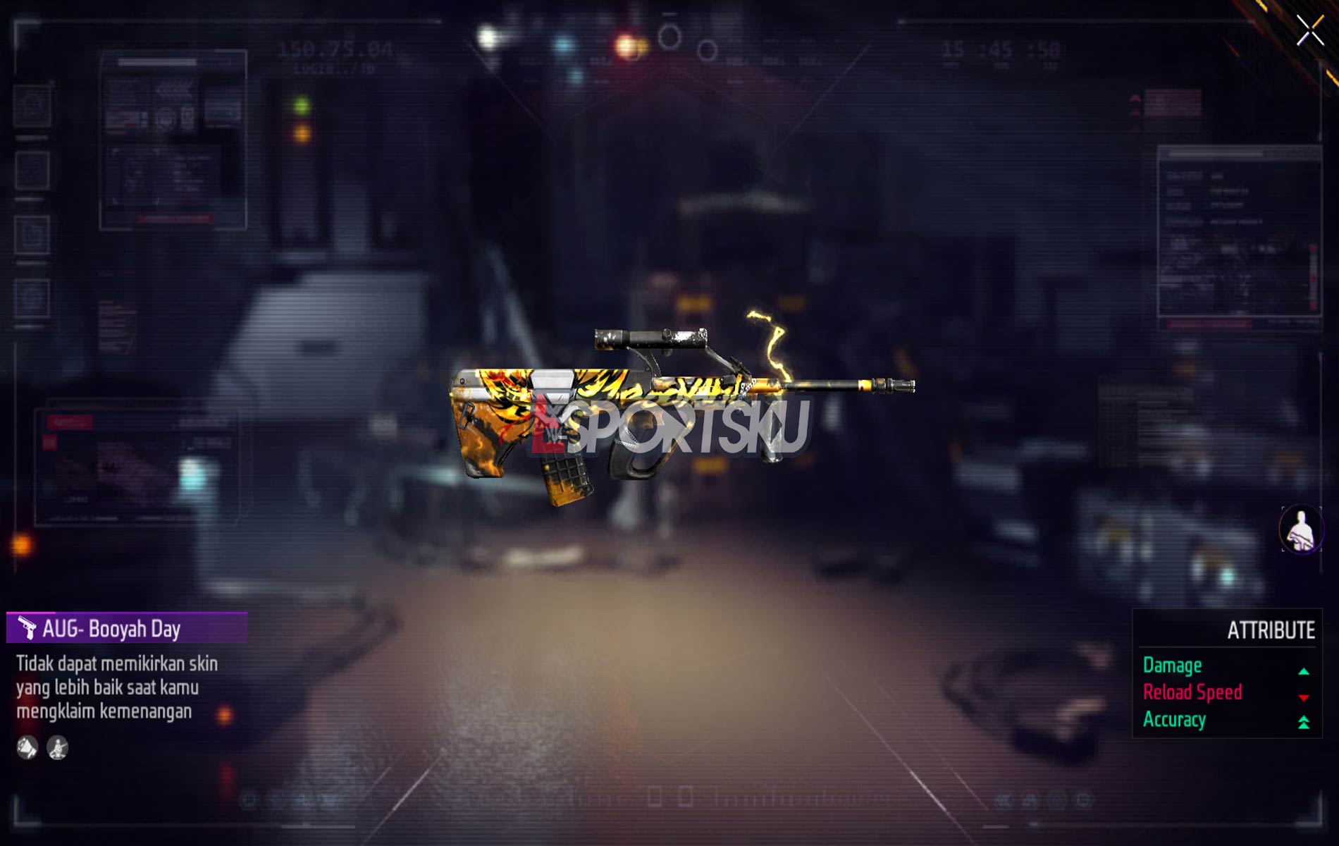 Segini Total Harga Skin AUG Booyah Day Epic Free Fire (FF) – Esportsku