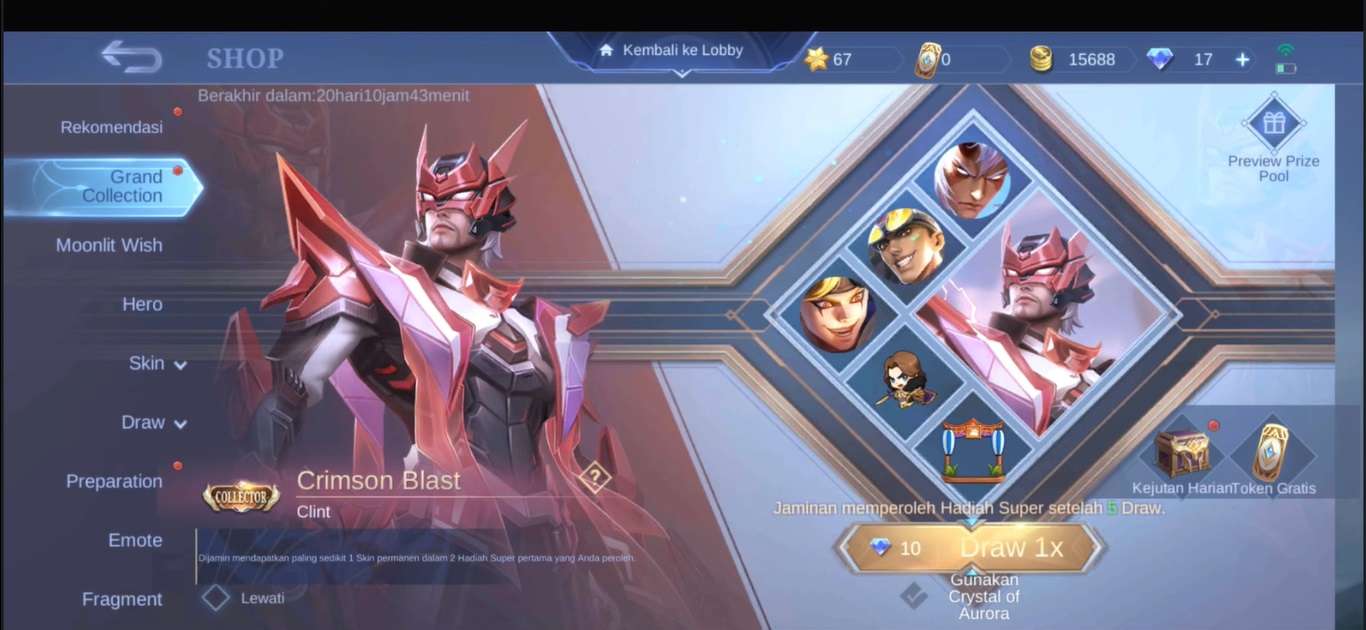 Tips Hemat Beli Skin Collector Mobile Legends (ML) – Esportsku