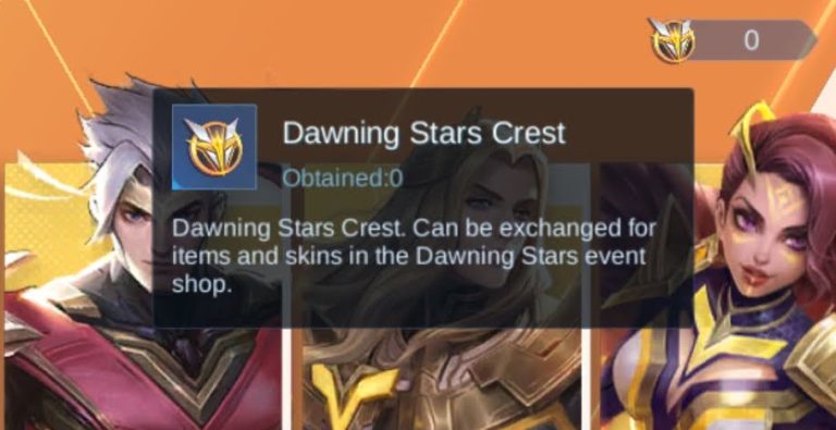 Fungsi Item Dawning Star Crest Mobile Legends (ML) – Esportsku