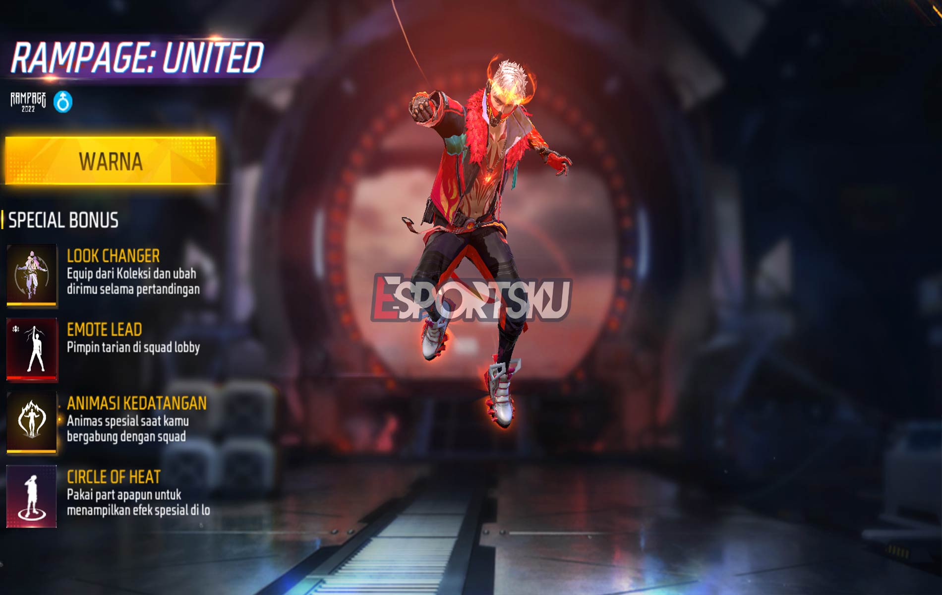 Harga Bundle Evo Rampage United Free Fire (FF) – Esportsku