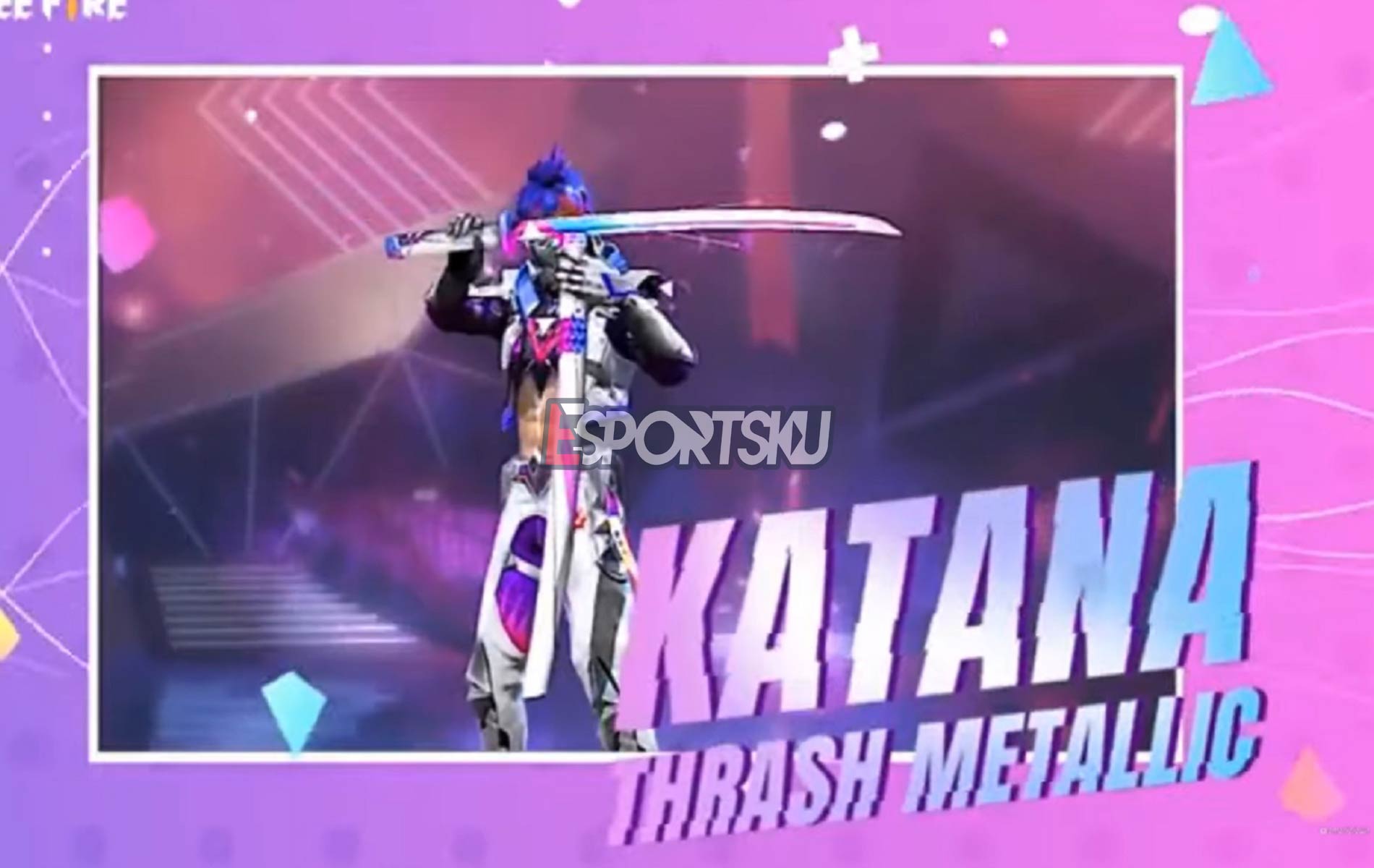 Harga Skin Katana Thrash Metallic Mythic Free Fire (FF) – Esportsku