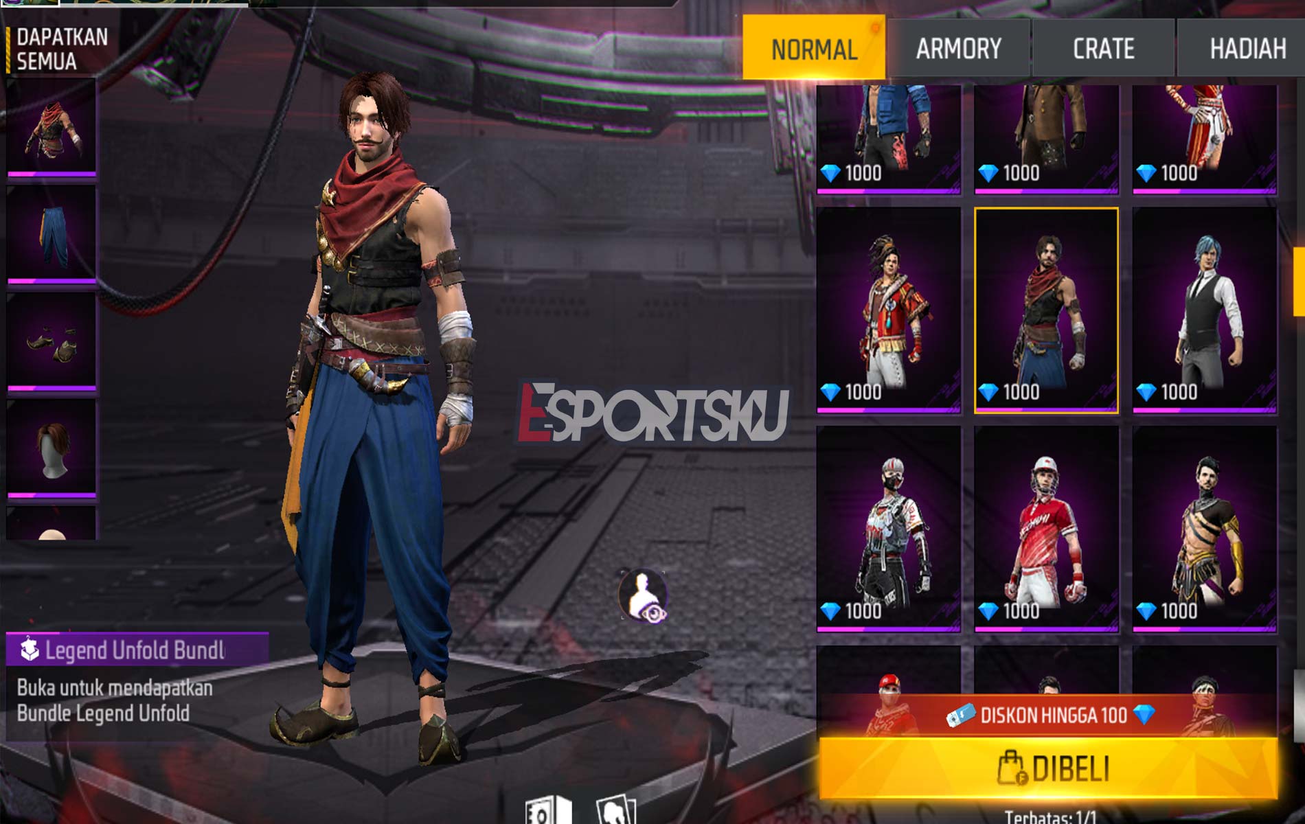 Terima Bundle Legend Unfold di Kode Redeem FF 22 Mei 2023! – Esportsku