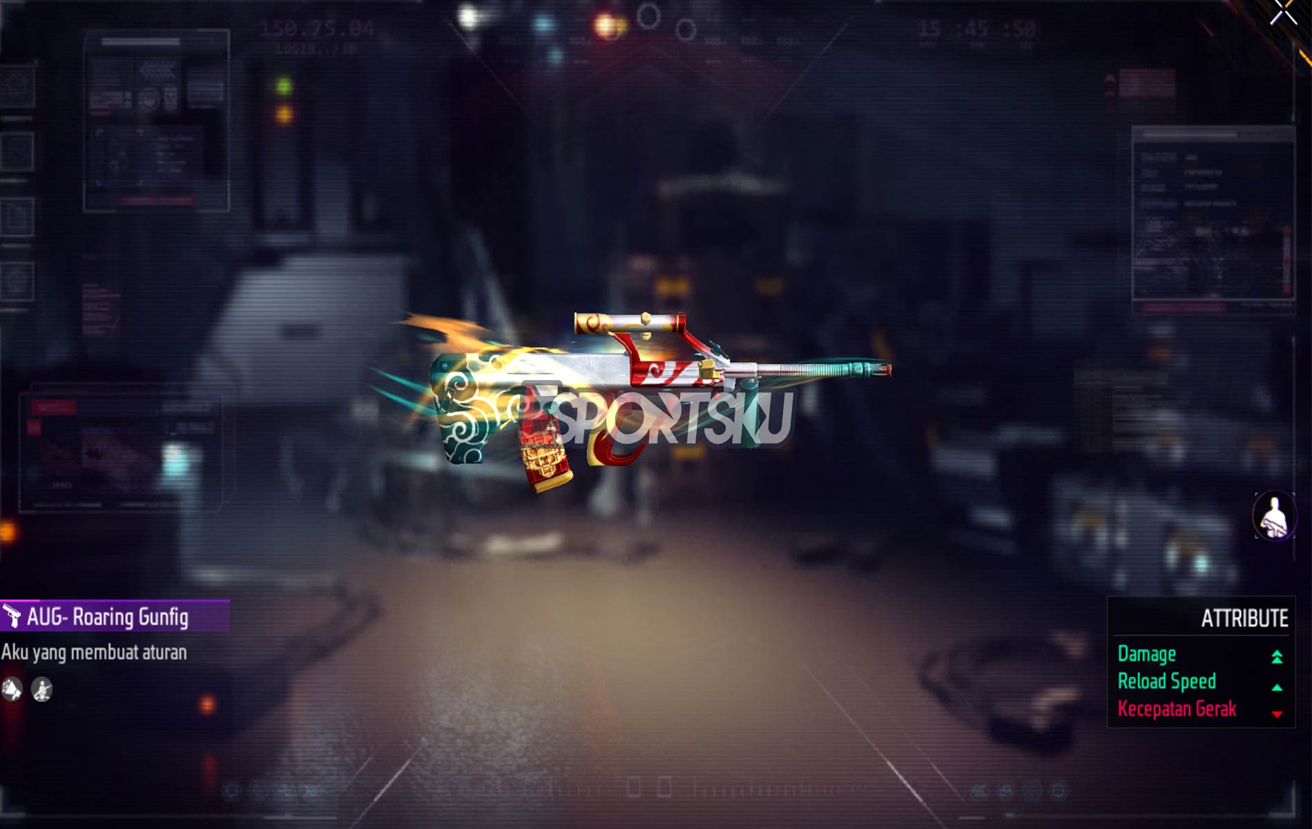 Gratiskan Skin Aug Roaring Gunfighter di Kode Redeem FF Terbaru, Ayo ...