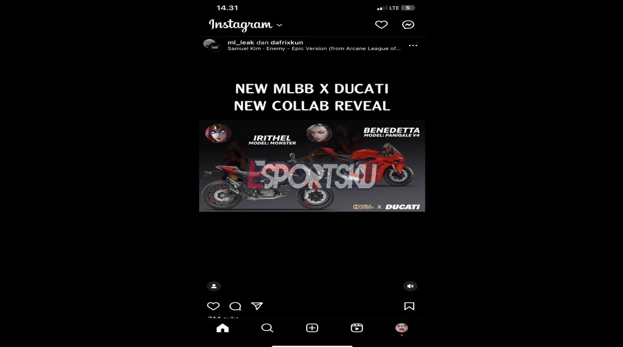 Kolaborasi Mobile Legends (ML) x Ducati, Merek Motor Sport Ternama ...