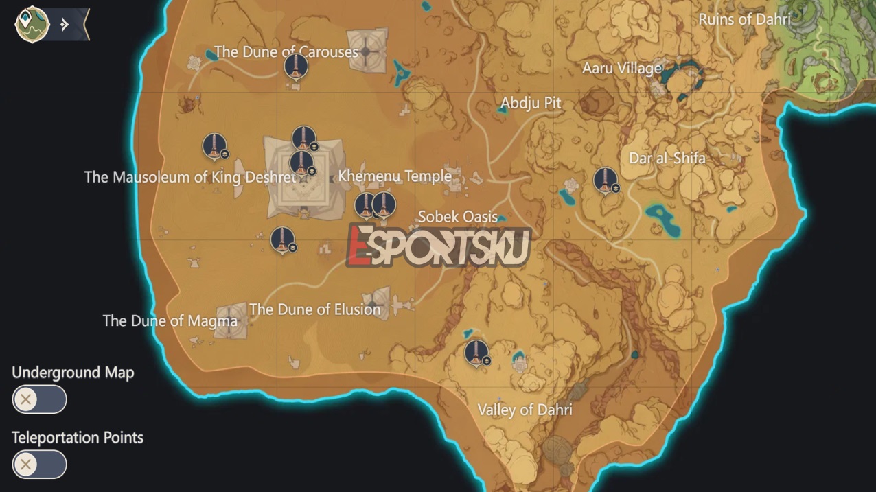 Lokasi 76 Aranara Sumeru Genshin Impact – Esportsku