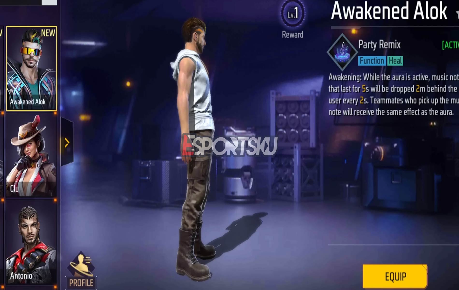 Skill Awakening Alok FF, Bikin Nada Lagu Free Fire! – Esportsku