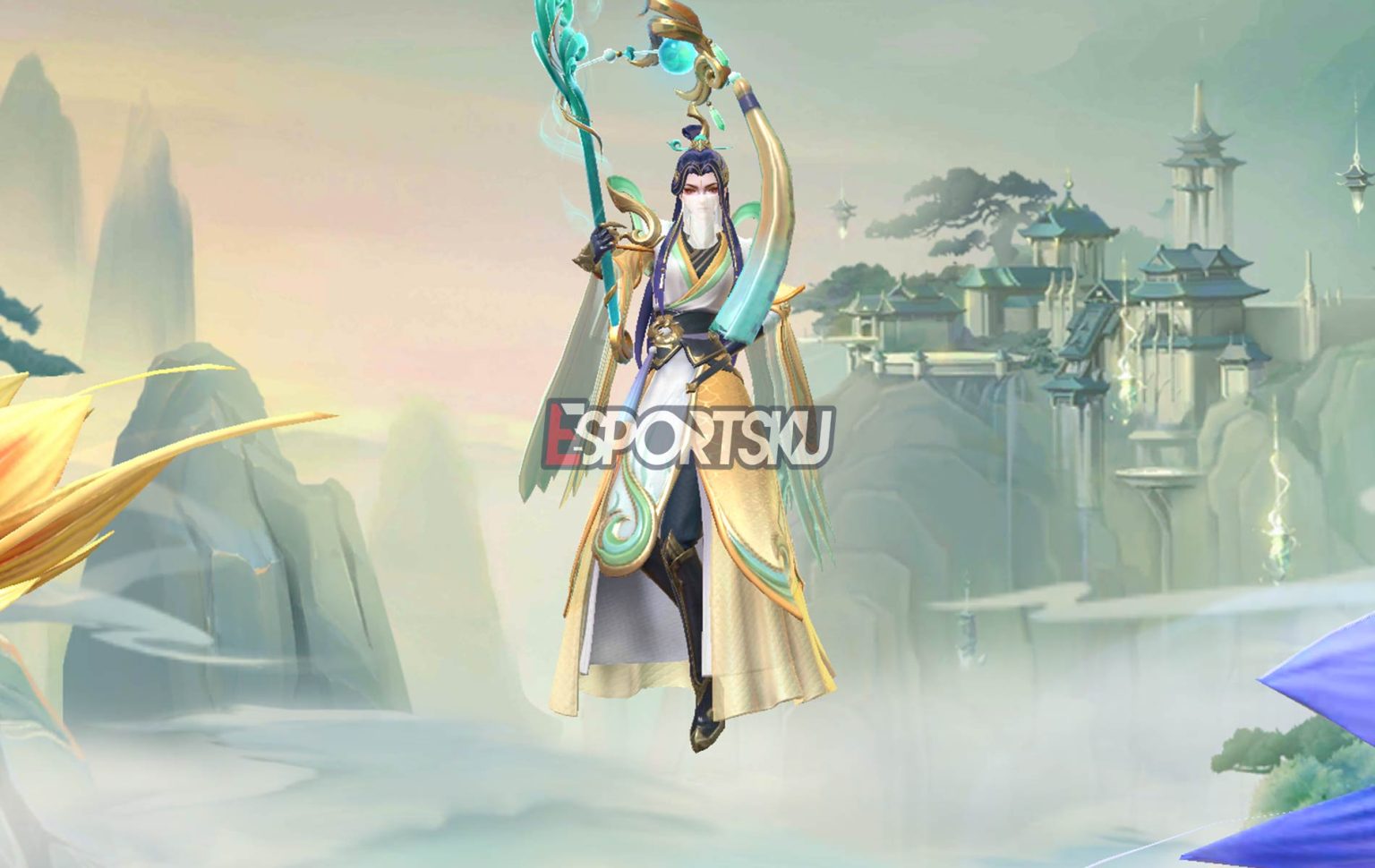 Tampilan Skin Collector Luo Yi Elysium Guardian Mobile Legends (ML) – Esportsku