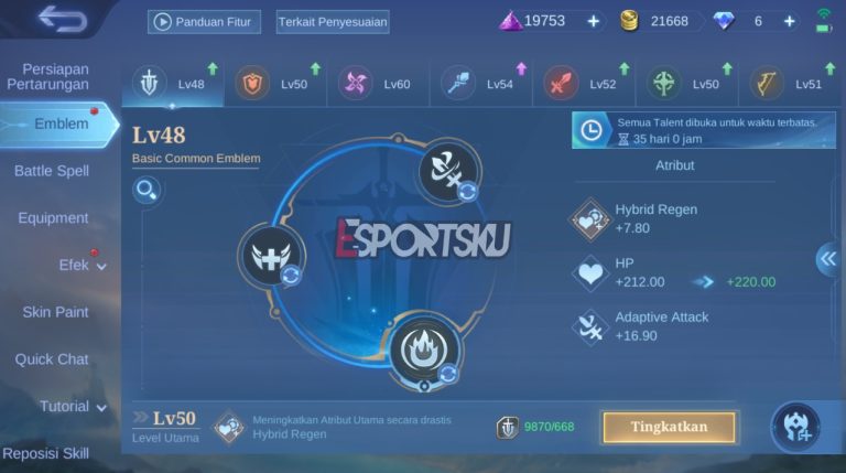 Apa Itu Basic Emblem Fragment Mobile Legends (ML)? – Esportsku