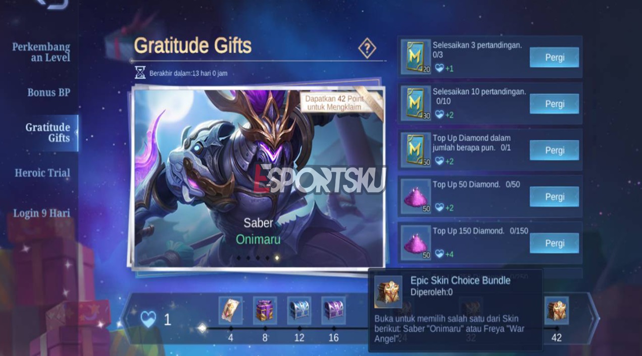 Apa Itu Gratitude Gifts di Mobile Legends (ML)? – Esportsku