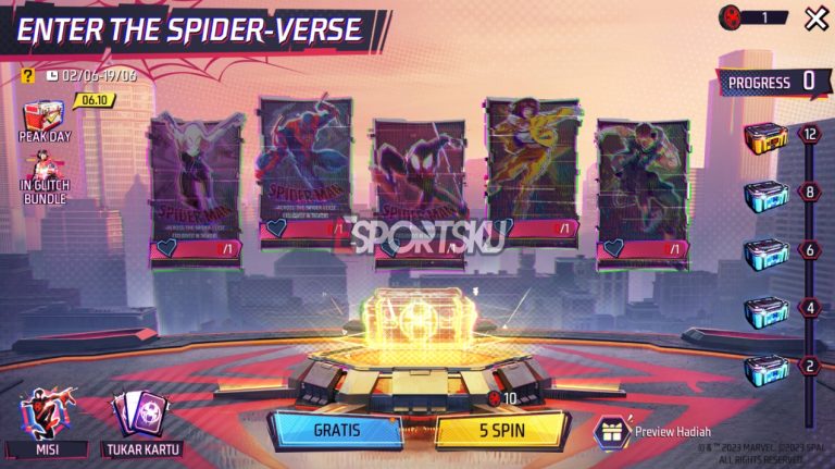 5 Cara Bermain Event Enter The Spider-Verse Free Fire (FF) – Esportsku