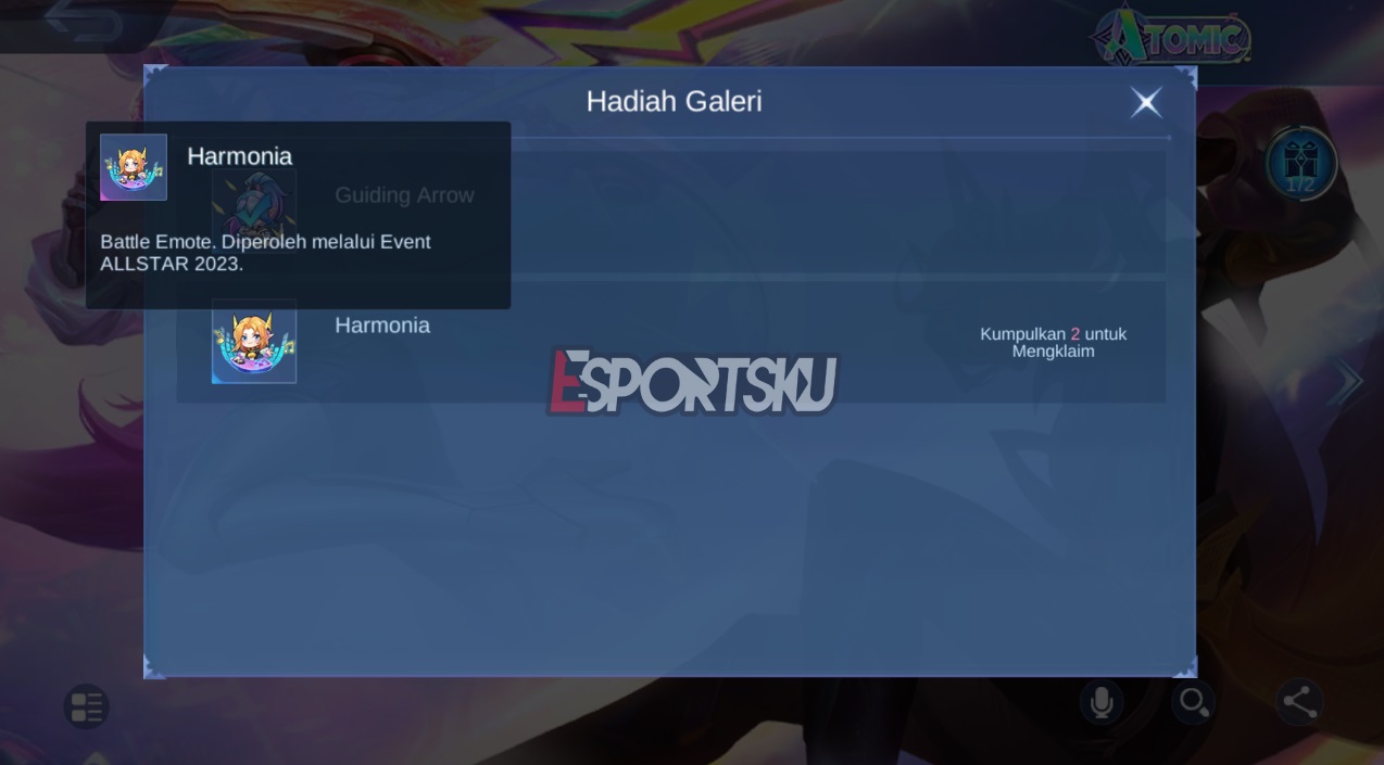 5 Ways To Get Harmonia Battle Emote Mobile Legends (ML) - Esports